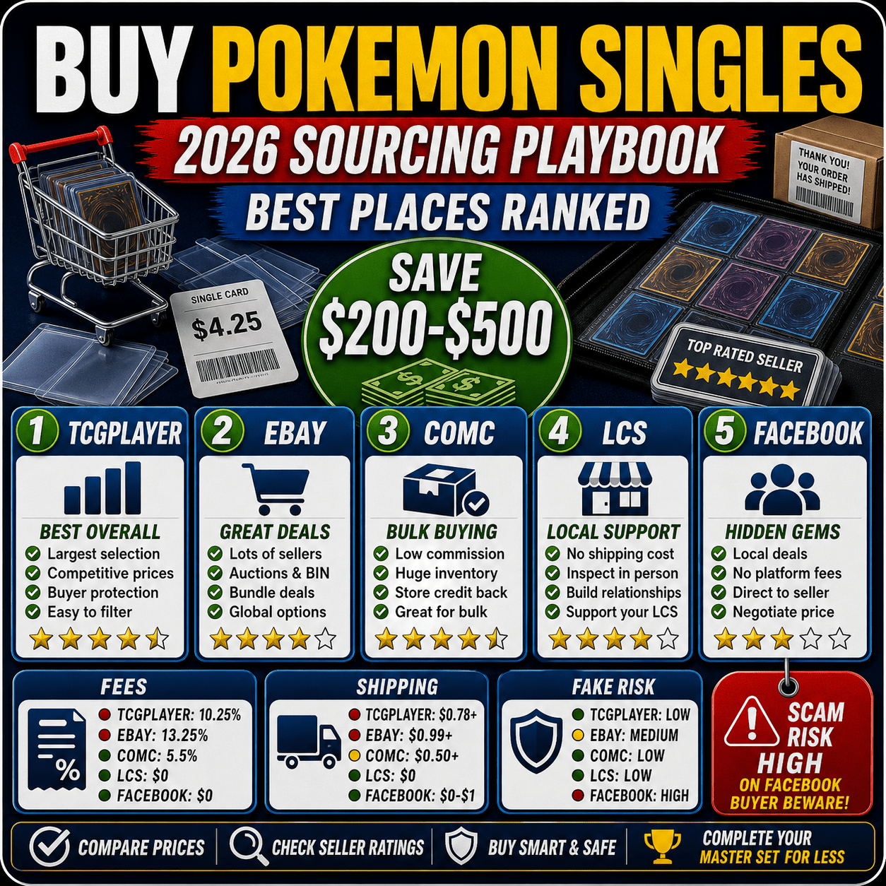 Best Places to Buy Pokemon Singles 2026: Veteran's Master Set Playbook ...